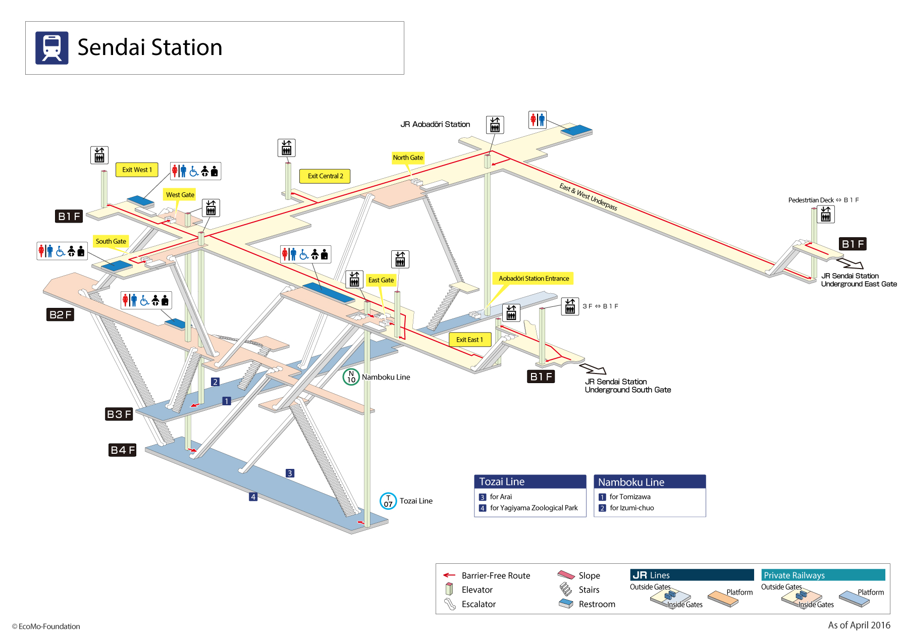 The station map | RakuRaku Odekake-net
